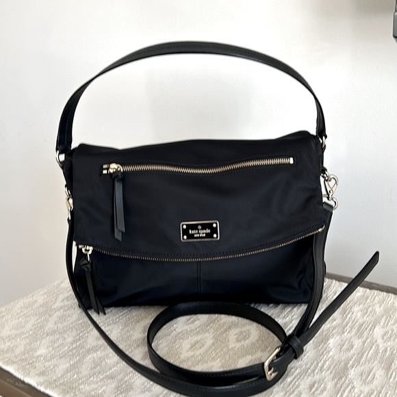 kate spade | Bags | Kate Spade Lyndon Wilson Road Black Nylon ...